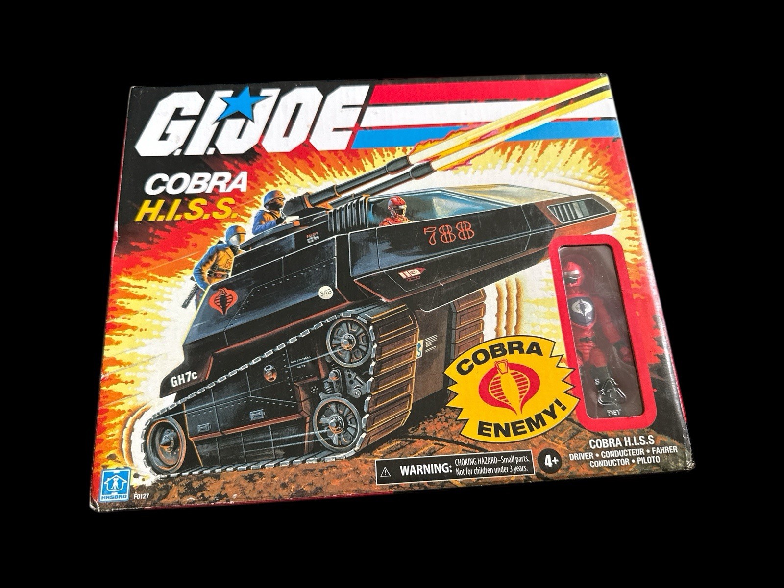 Hasbro G.I. Joe Cobra Hiss Tank with 3.75 inch Driver Action Figure ...