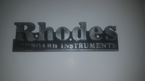 FENDER RHODES E - PIANO LOGO | eBay
