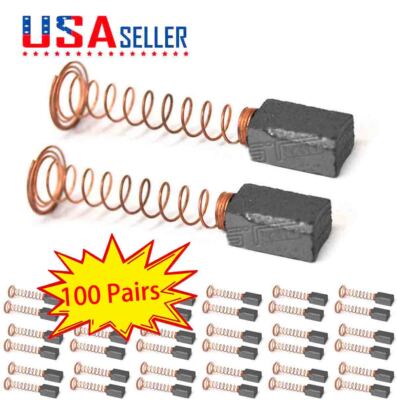 100 Pairs Carbon Brush For Dremel 232 Rotary tools 6 x 4.8 x 10.5mm | eBay