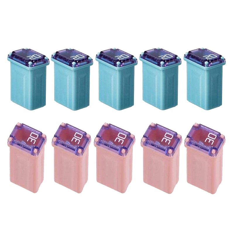 10 PCS FMM MCASE Type FMM Maxi Fuses Square Car Fuse ("Low Blow ...
