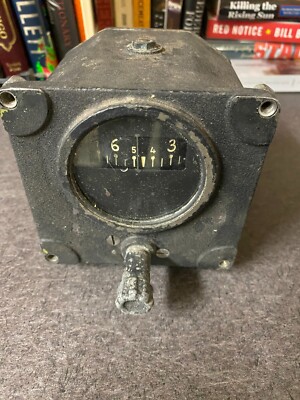 Vintage Sperry Directional Gyro Indicator AN 5735-1 Aircraft Equipment ...