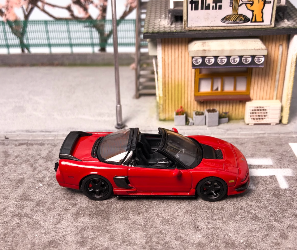 ZD MLGB 1:64 JDM Red NA1 NSX TRA Camper Trailer Sport Model Diecast ...