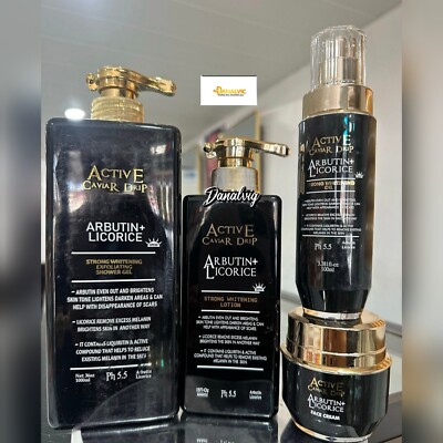 Active Caviar Drip lotion with Serum And Face Cream, Shower Gel 4 In 1 ...