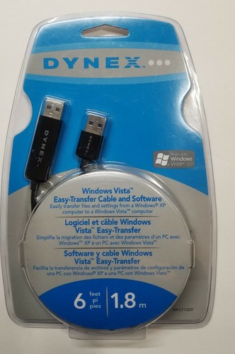Dynex DX-C113231 6 FT Windows USB Easy-Transfer DATA Cable | eBay