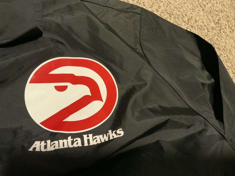 Mitchell & Ness NBA HWC Atlanta Hawks Black Jacket Men’s Size: Medium ...
