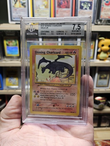 Pokemon Neo Destiny Shining Charizard Unlimited BGS 7.5 | eBay