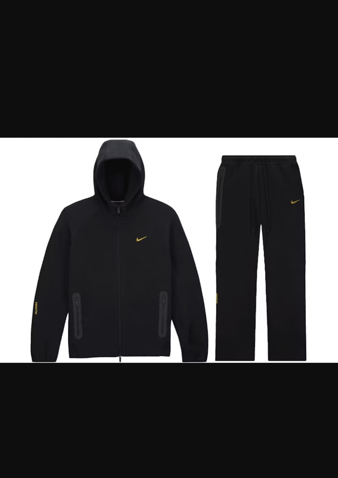 Nike x NOCTA Tech Fleece Full Tech Fleece - Black - S… - Gem
