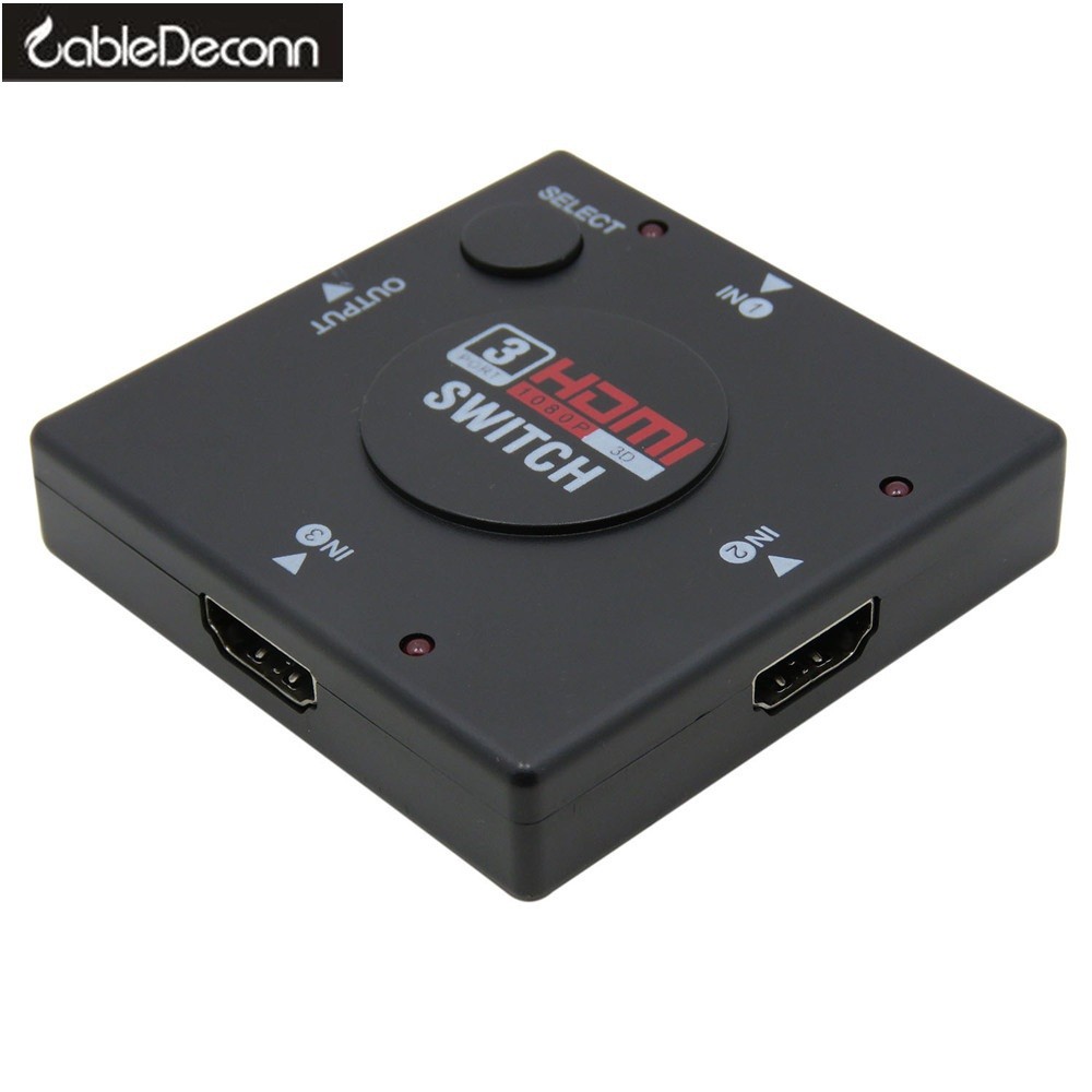 HDMI Switcher Splitter 3 input 1 Out Box 3 Port HDMI Selector PS3 PS4 ...