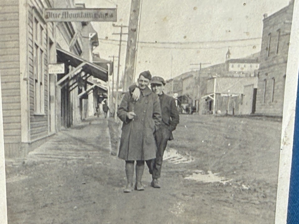WWI US Amy Soldier RL Stockton in Baker City Oregon Antique 1919 Photo ...