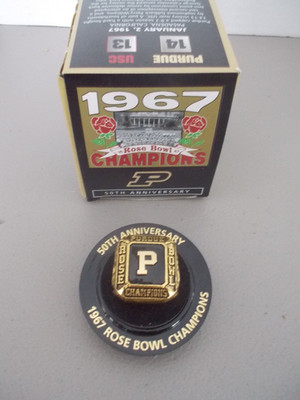 Purdue 1967 Rose Bowl Championship Ring Replica | eBay