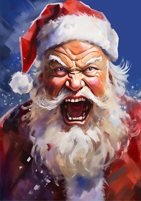 Mad Santa in digital artwork to be delivered on 8G thumb drive FREE ...