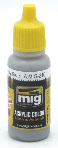 Ammo AMIG-0210 FS 35237 Gray Blue (17ml) Mig Jimenez Acrylic Paint ...