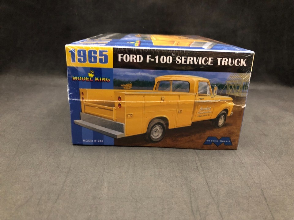 Moebius 1965 Ford F-100 Service Truck 1:25 Scale Plastic Model Kit 1235 ...