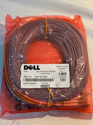 Dell CBL-MTP12-4LC-OM4-50M MTP12 To 4x LC OM4 50M Breakout Cable | eBay