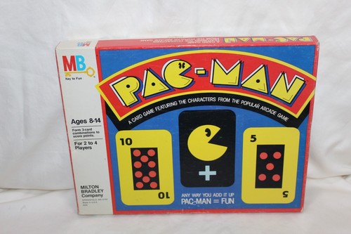 Vintage Pac Man 1980 Board Card Game Milton Bradley #4222 Un played | eBay