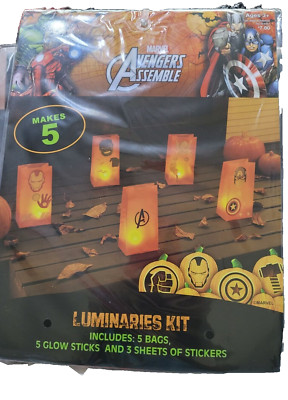 Marvel Avengers Assemble Luminaries Kit - New/Sealed | eBay