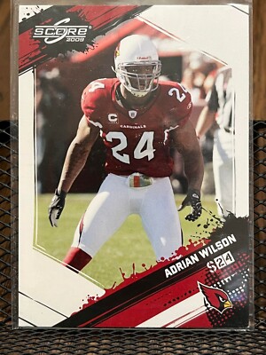 ADRIAN WILSON 2009 SCORE #1 ARIZONA CARDINALS NC STATE WOLFPACK ...