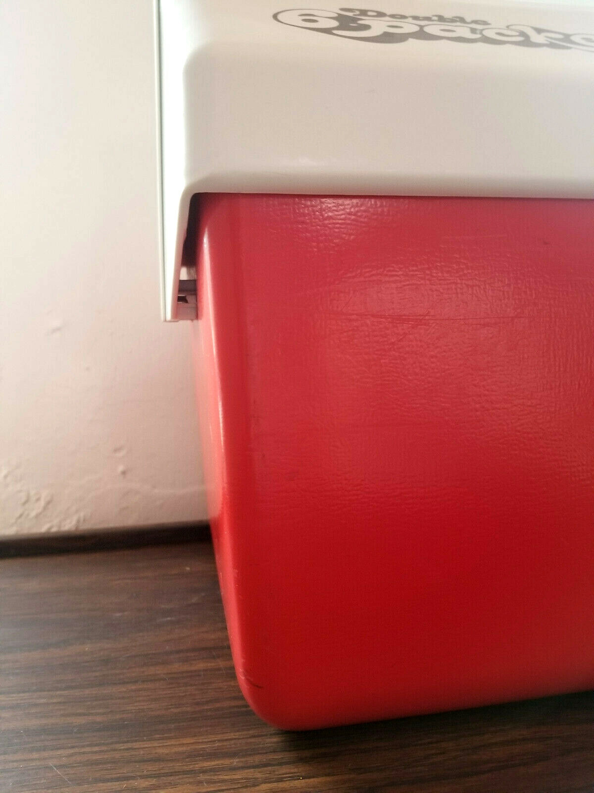 VTG 1970's Thermos Double 6 Packer Cooler 12 QT Model Number 7714 Red & White | eBay