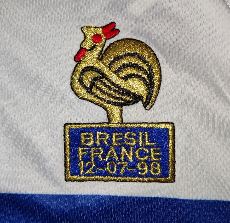 France Henry #12 Away 1998 Final Jersey Soccer Football Men's S | eBay