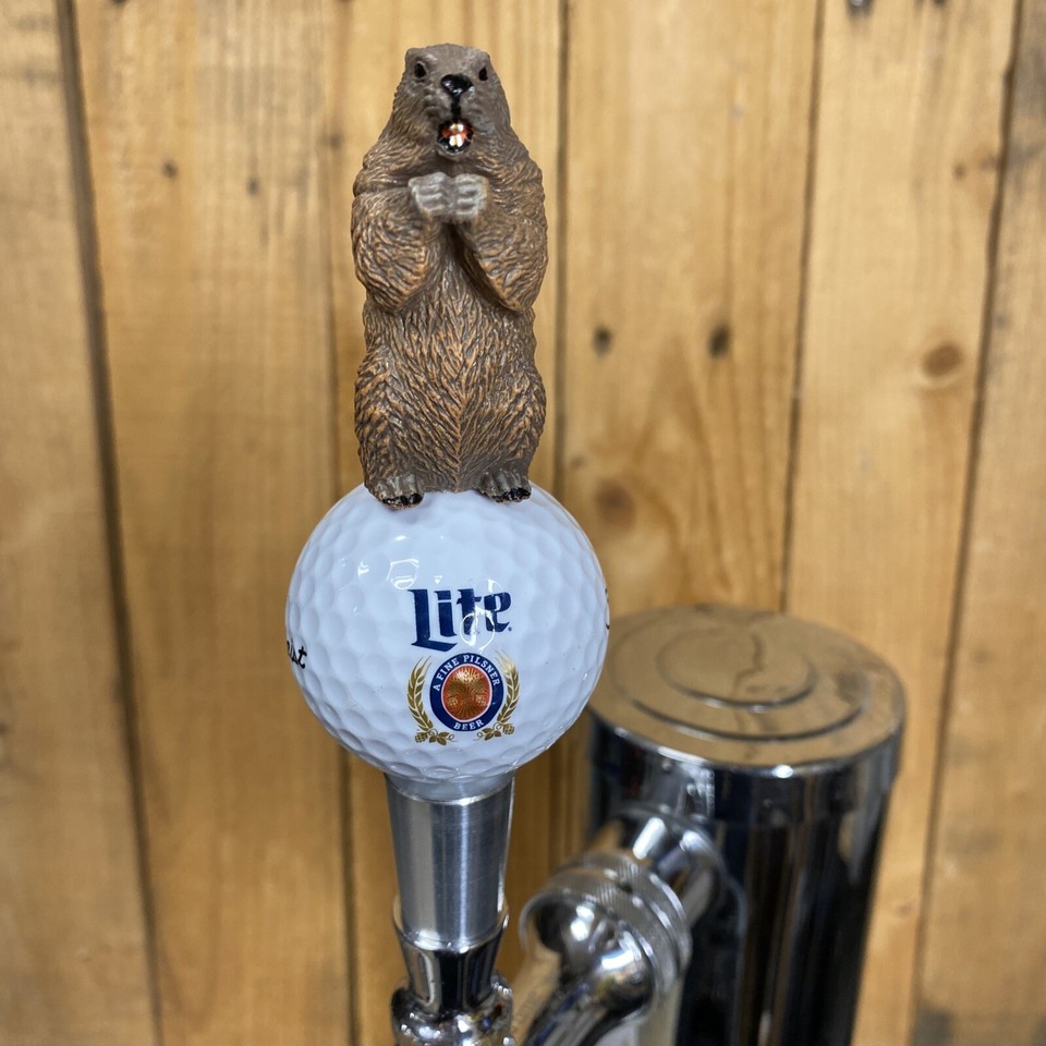 Caddyshack Golf Beer Tap Handle Miller Lite Gopher Keg Mini Short 4.5in ...