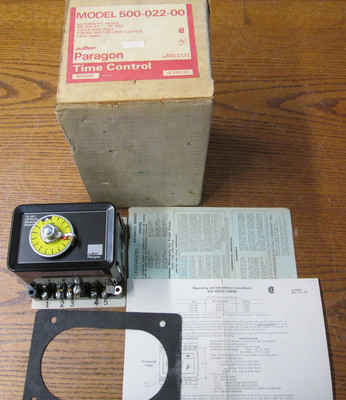 NEW NOS AMF Paragon 500-022-00 Time Control 120V 60Hz Timing Motor And ...