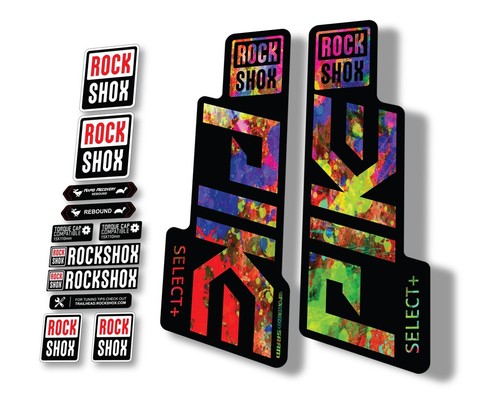 Rock Shox Pike Select Plus 2020 Factory Forks Suspension Sticker Oil ...