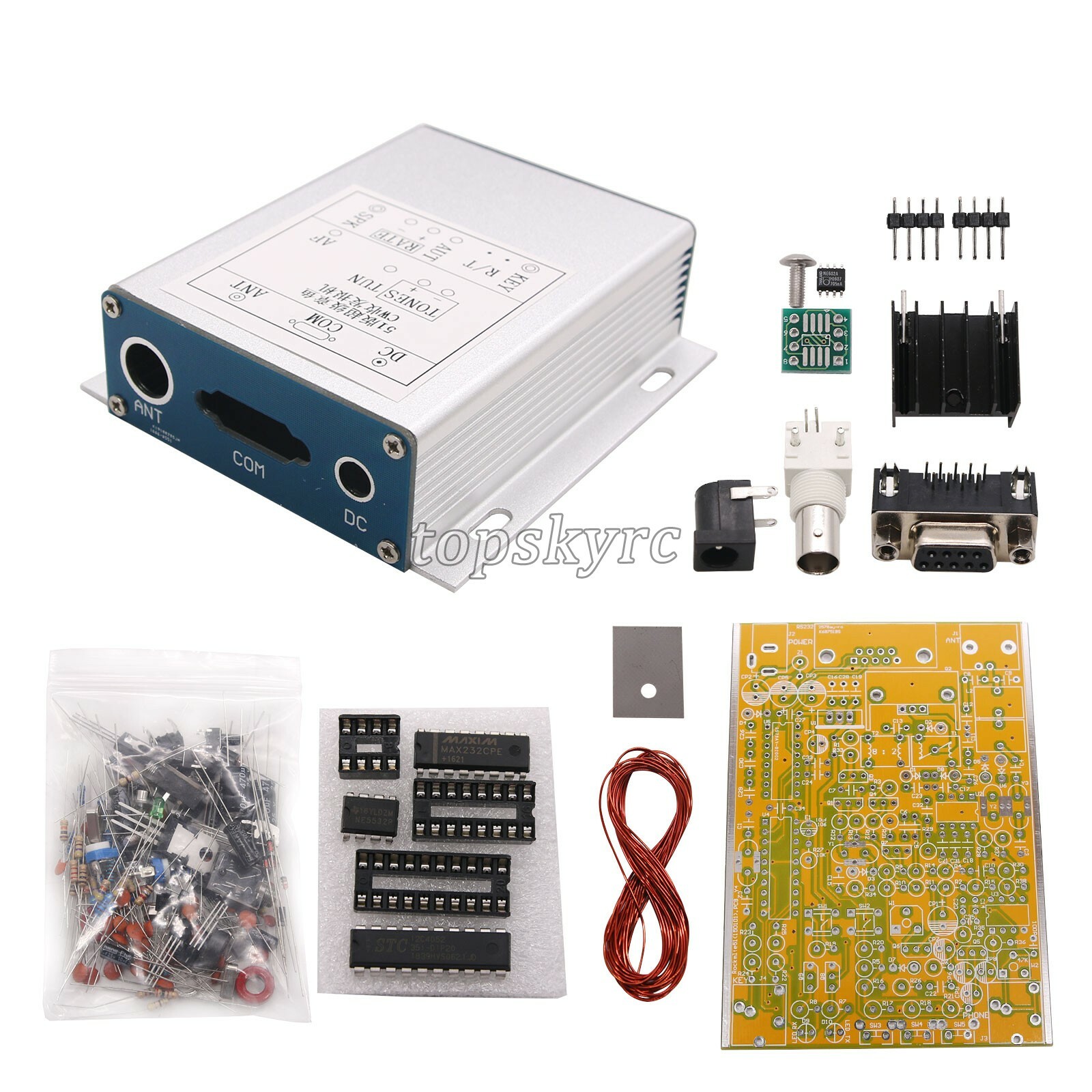 51 Super RM Rock Mite QRP CW Transceiver Kit HAM Radio Shortwave ...