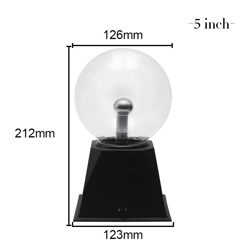 Magic Crystal Plasma Ball Lamp 3 4 5 6 8 Inch Electric Lamp Night Light ...