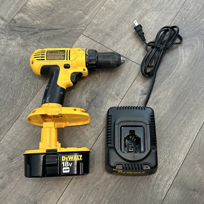 Dewalt DC759 18V Cordless Drill Driver, Charger, Battery Pre-owned ...