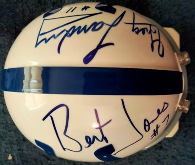 BERT JONES & GREG LANDRY signed COLTS MINI HELMET JSA CERT | eBay