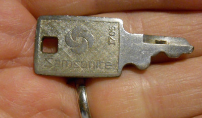 Vintage Antique Samsonite Luggage Key # 170S 170s Suit Case Suitcase #2 ...