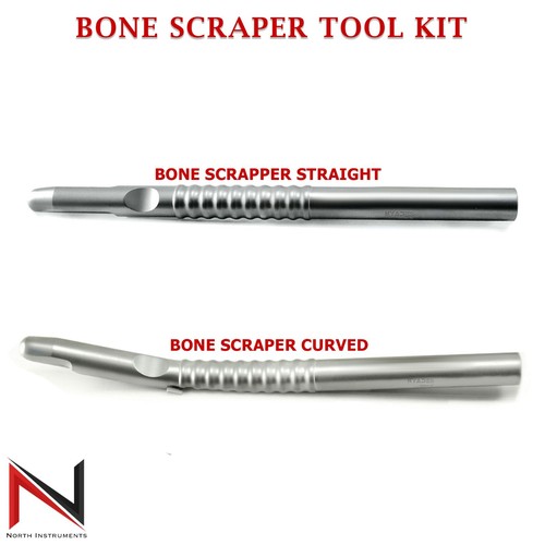 Dental Implant Bone Scraper Straight & Curved Grafting Surgery Harvesting Kit | eBay