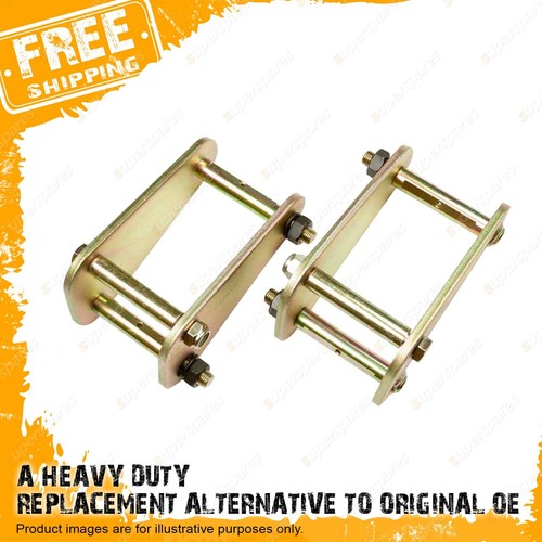 Pair Rear Trupro Extended Shackles for Nissan Patrol GQ 99-on Premium ...