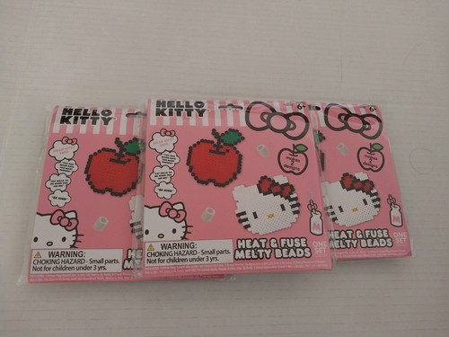 Hello Kitty Heat Fuse Melty Bead Kit, set of THREE with two designs ...