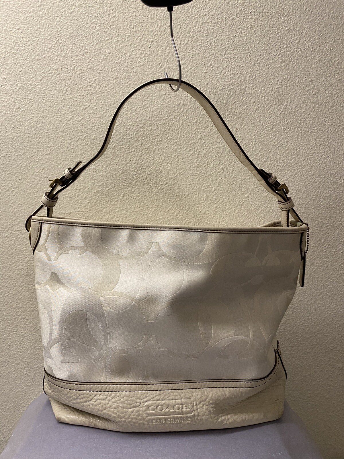 Coach Signature Optic Large Style NoA063-7656 White/ … - Gem