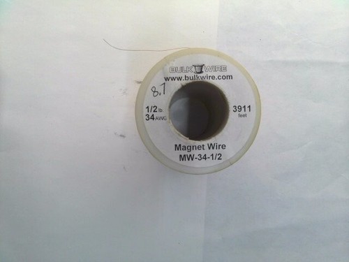 34 Gauge Insulated Magnet Wire, 8oz 34AWG MW34-1/2 | eBay