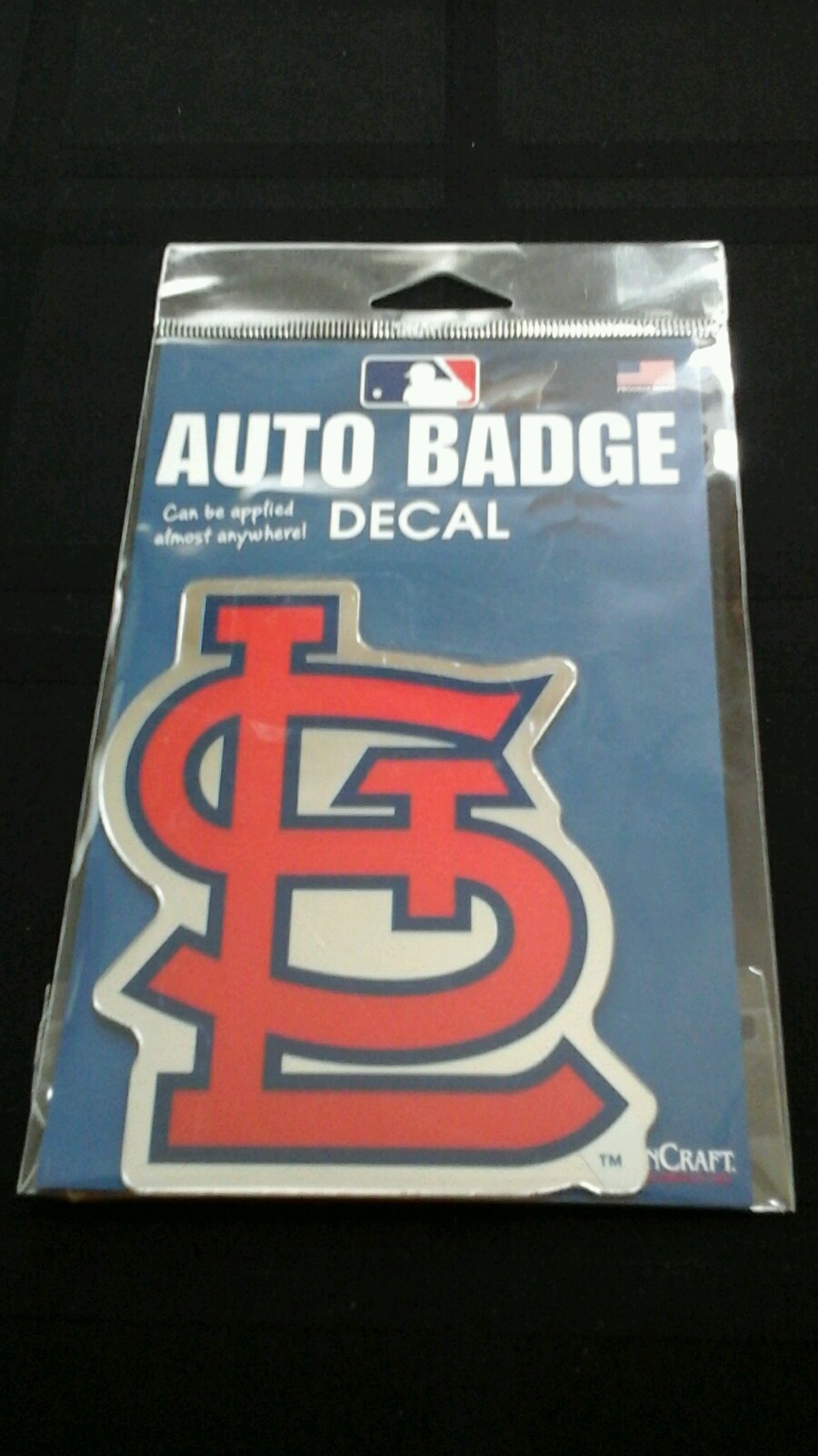 ST. LOUIS CARDINALS AUTO BADGE CAR DECAL EMBLEM 3"X5" MLB LICENSED USA ...