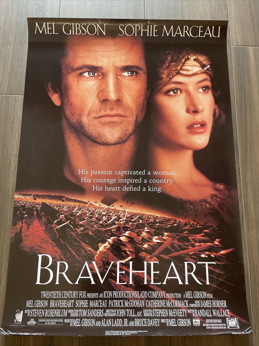 Braveheart Minimalist Poster Personalized Movie Poster FLTMfrance