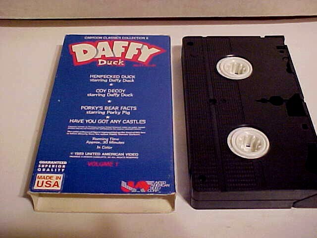 UAV Cartoon Classics Collection Daffy Duck (VHS,1989) RARE VHS | eBay