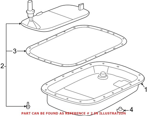 Genuine OEM Automatic Transmission Oil Pan Gasket for BMW 24117571204 ...