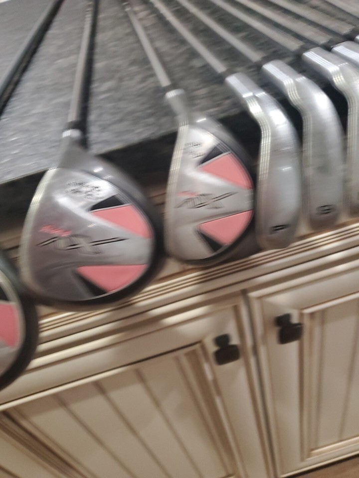 9-pc Ladies RH XV-460 Golf Clubs 6-PW, 3 Driver, Wood, 4/5 Hybrid ...