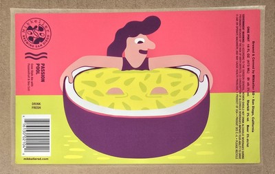 Mikkeller Brewing Passion Pool Gose Style Ale Collectible Beer Sticker ...