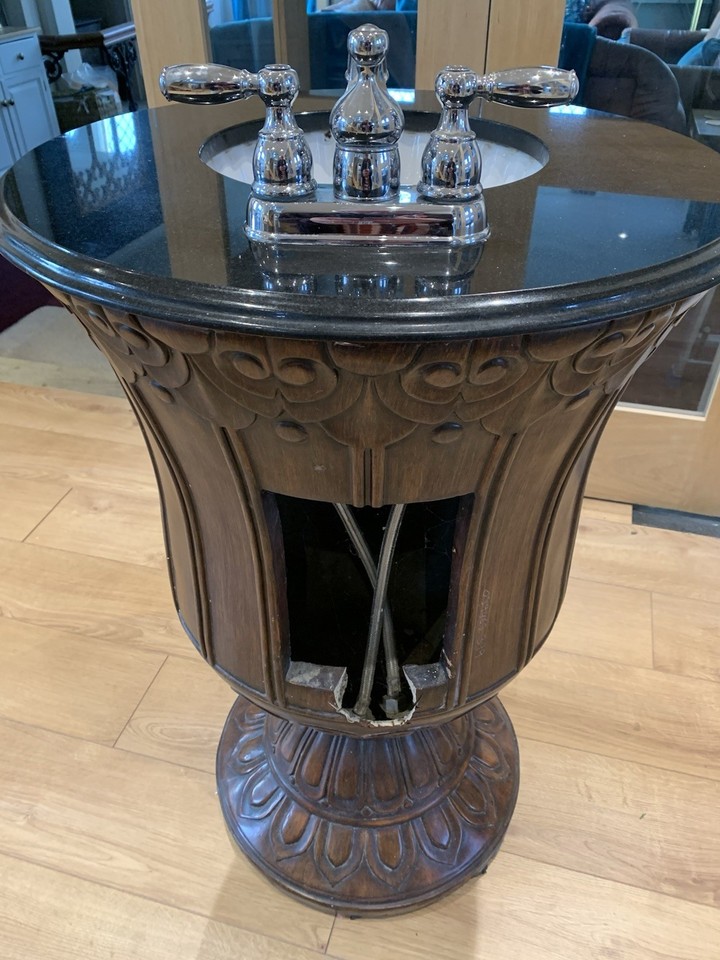 UNIQUE WASH BASIN IN A REPLICA ANTIQUE CHRISTENING FONT | eBay UK
