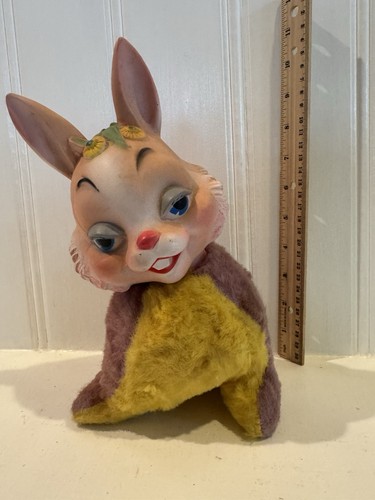 Vintage Rubber Face Easter Rabbit/bunny Rushton-like | eBay