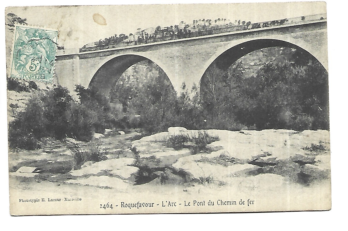 13 Roquefavour L'Arc the Bridge From Chemin Iron | eBay Australia