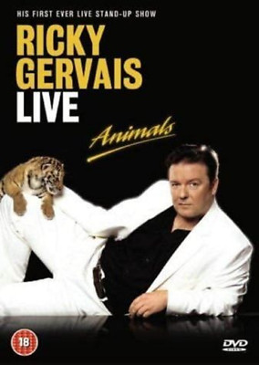 RICKY GERVAIS 1ST LIVE Animals DVD Stand-Up Original Comedy UK Release ...