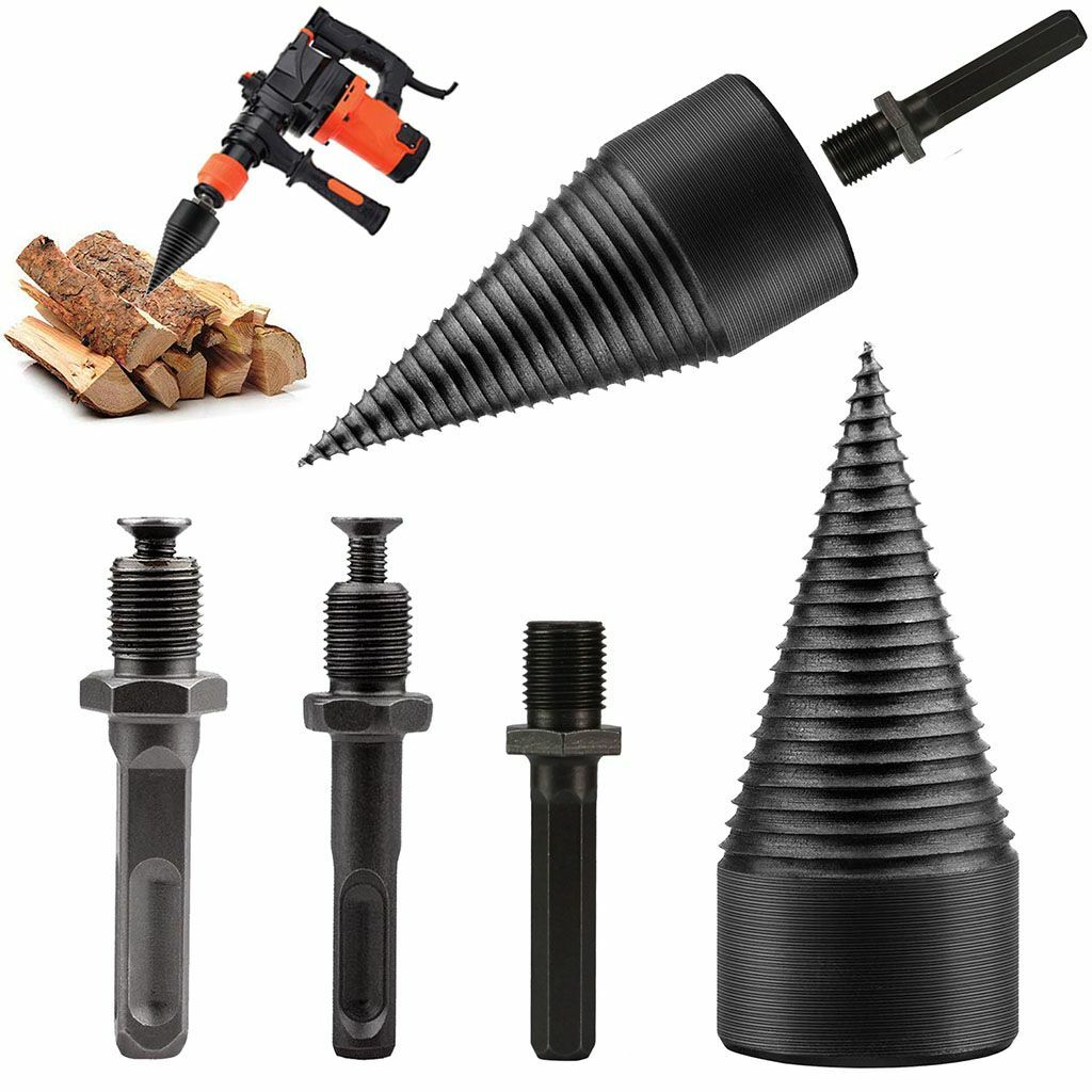 High Speed Twist Firewood Drill Bit Wood Splitter Screw Splitting Bit ...