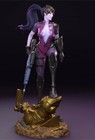 Anime Widowmaker 1/8 1/6 Unpainted GK Models 3D Printed Figures Blank ...