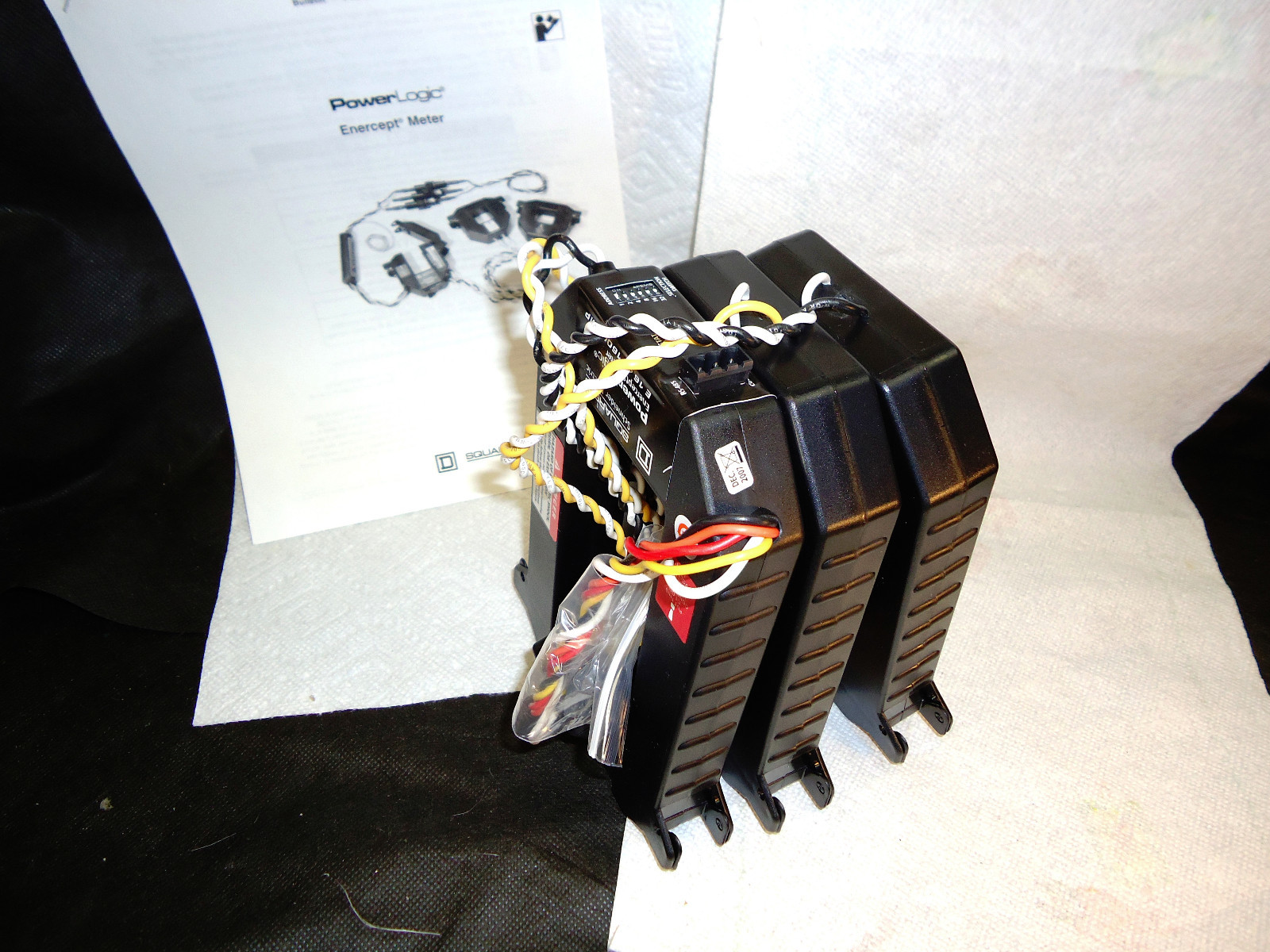 New Schneider Square D 3020 E16-4 1600 AMP Enercept Power Logic Meter ...