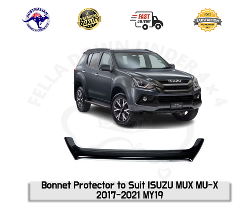 Bonnet Protector Hood Guard Bug Deflector To Suit Isuzu MU-X MUX 2017 ...